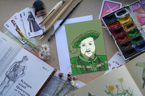 King Henry VIII Print the Tudors Print English History Print | Etsy