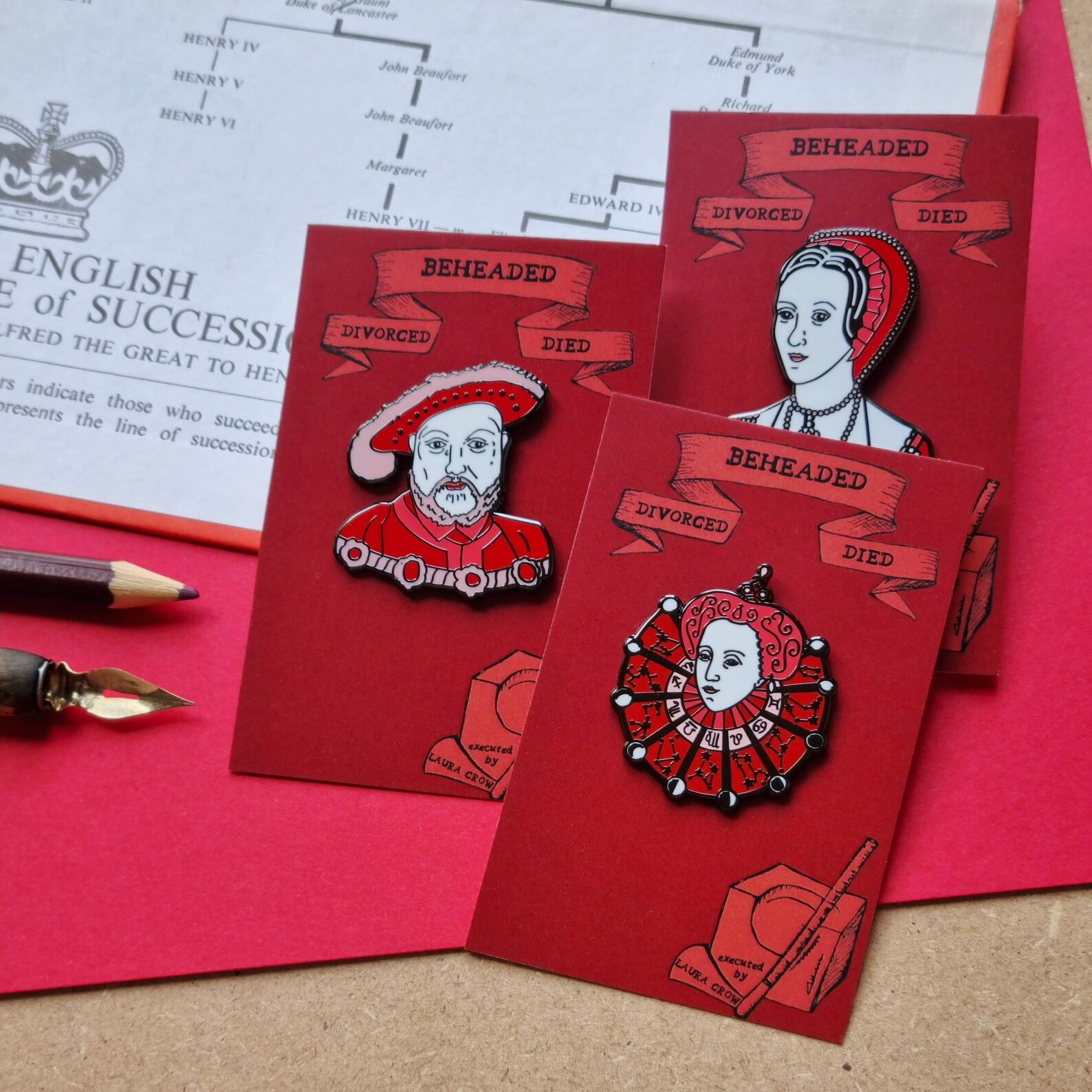 Queen Elizabeth I Enamel Pin the Tudors - Etsy