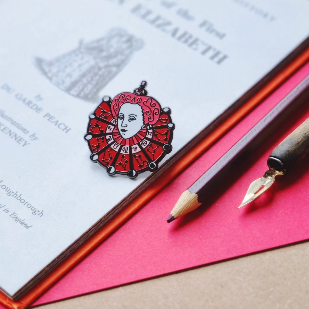 Queen Elizabeth I Enamel Pin the Tudors - Etsy