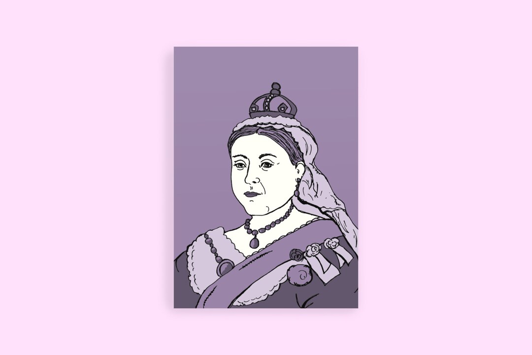 Queen Victoria Postcard the Victorians Print English History Postcard ...