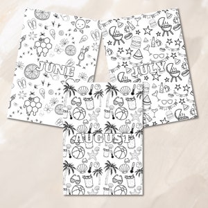 Printable Monthly Bullet Journal Covers A4/A5, Reusable & Customisable ...