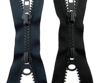 Two Way Zipper | Etsy