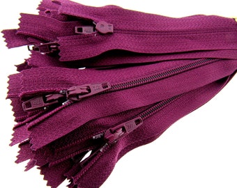 Ten 16 Inch Navy Blue Ykk Zippers Color 919 - Etsy