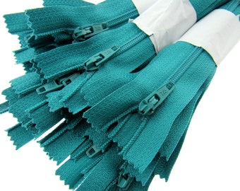 Ten 16 Inch Navy Blue Ykk Zippers Color 919 - Etsy