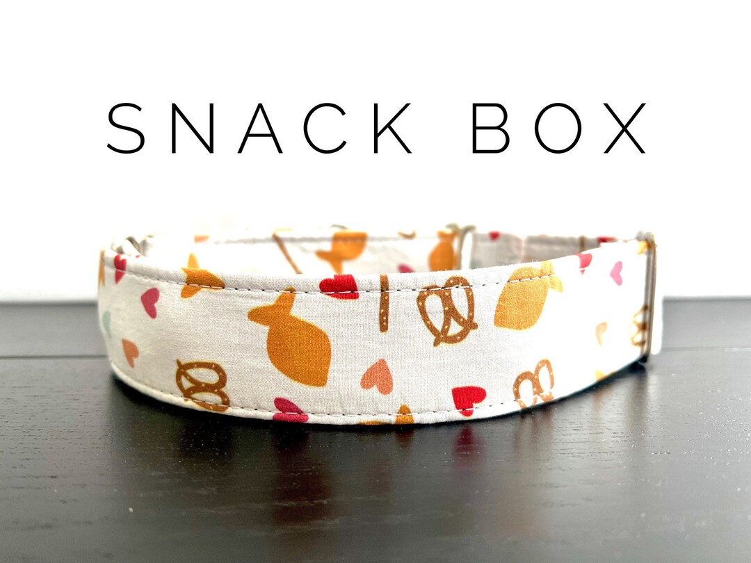 Snack Box Dog/cat Collar And/or Leash - Etsy