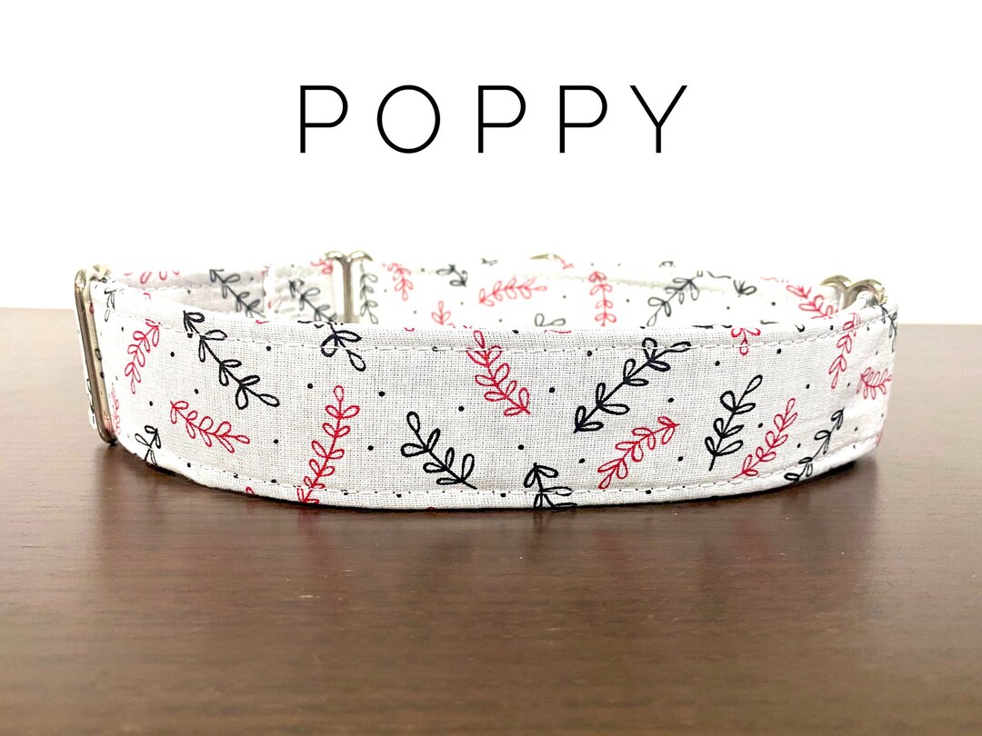 Poppy Dog/cat Collar And/or Leash - Etsy