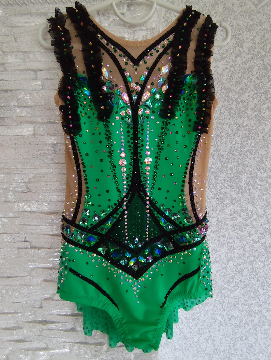 Custom Rhythmic Gymnastics Leotard | Handmade Acrobatic Dance Costume ...