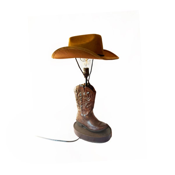 Cowboy Boot Lamp - Etsy
