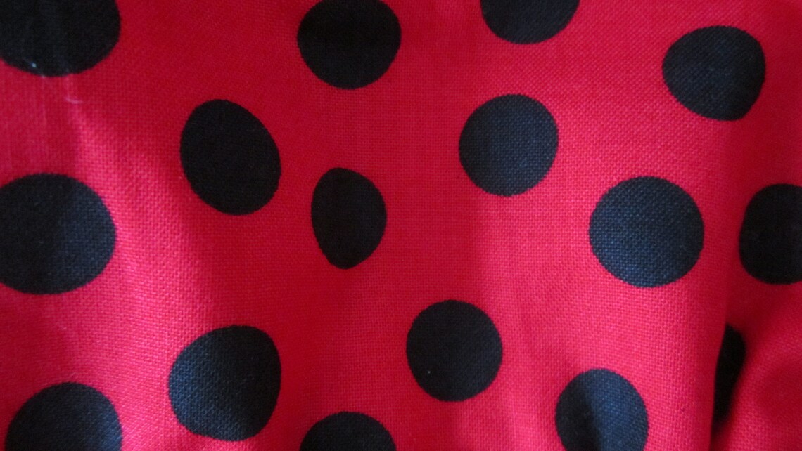 BINGO BAG RED Gingham, Polka Dots - Etsy