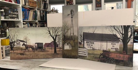 Billy Jacobs Artist Prints. Set of 3 Wall Art Prints Ready to | Etsy