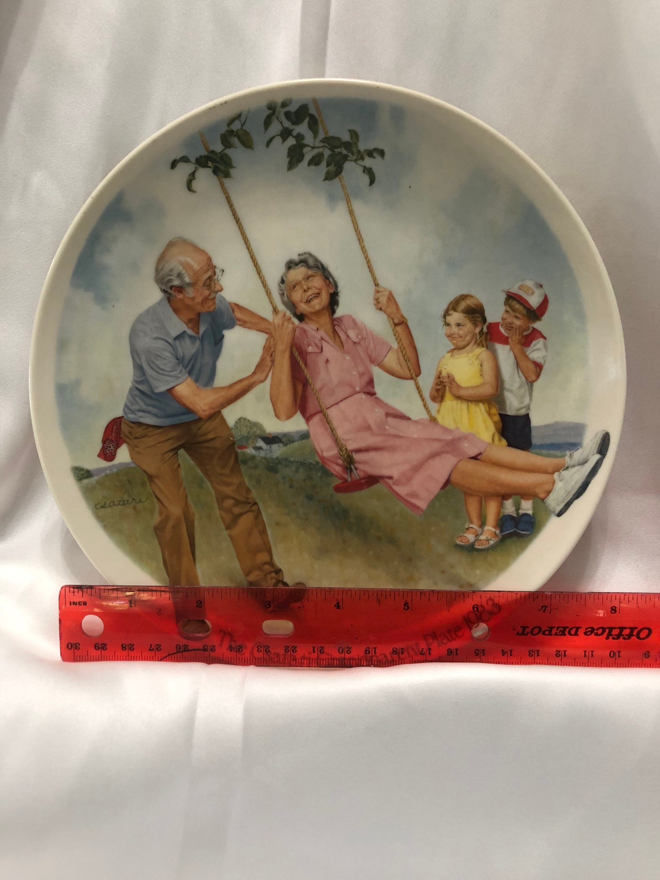 The Csatari Grandparents Collector Plate 1983 - Etsy