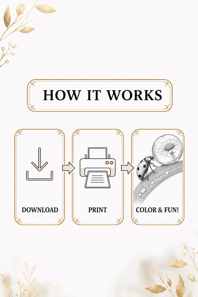 Macro World Coloring Book: Realistic Nature Illustrations, 34 Pages ...