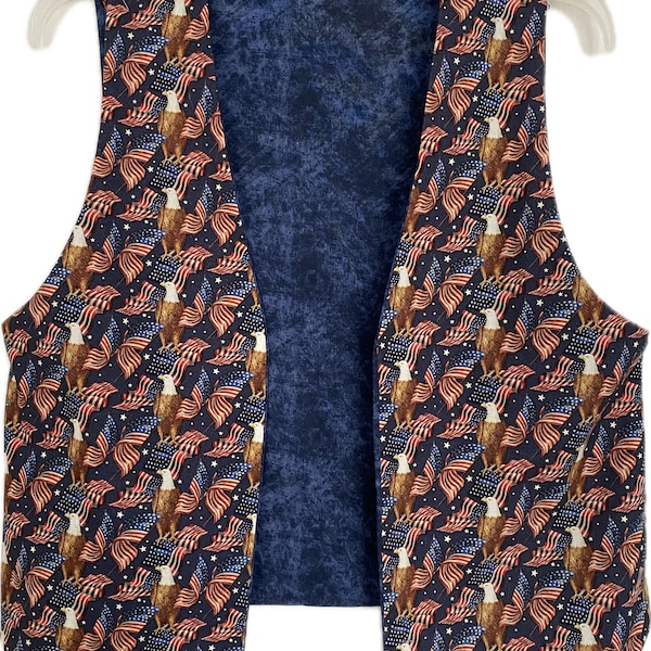 American Flag Vest - Etsy