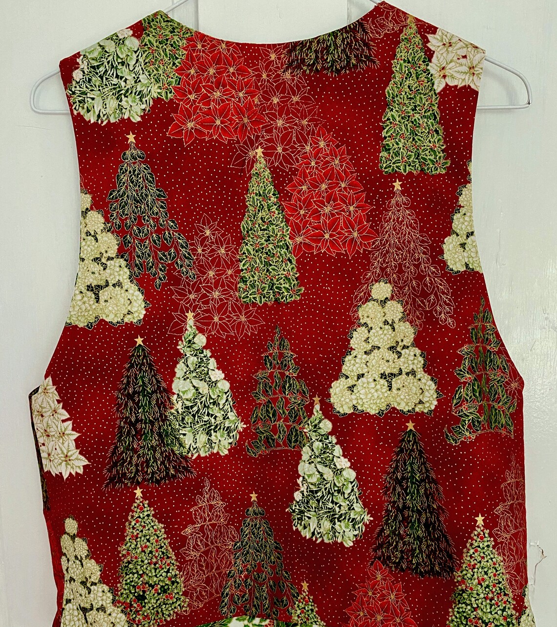 Vesties Snow Flower Poinsettia,christmas Trees Reverse Men's Women's ...