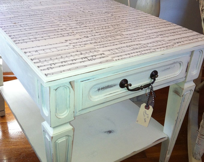 Sheet Music Side Table - Etsy