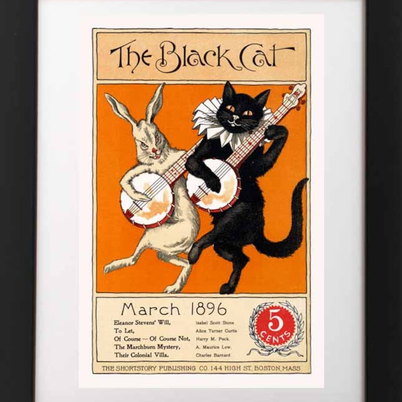 Banjo Cat - Etsy