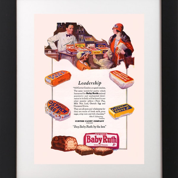 Baby Ruth Candy Bar - Etsy