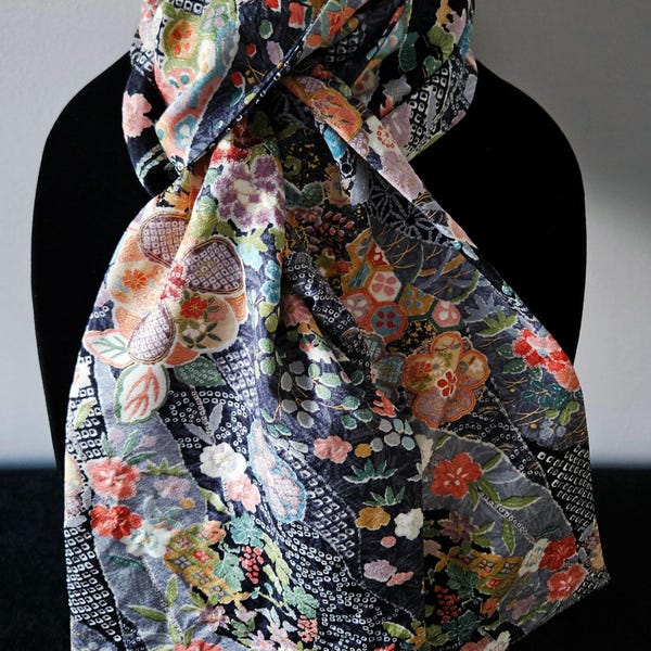 Kimono Silk Triangle - Etsy