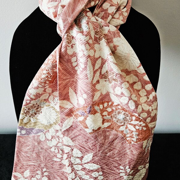 Japanese Silk Scarf - Etsy