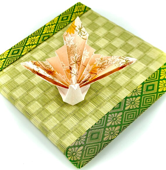 Orange and White Origami Celebration Craneorigami Iwaizuru - Etsy