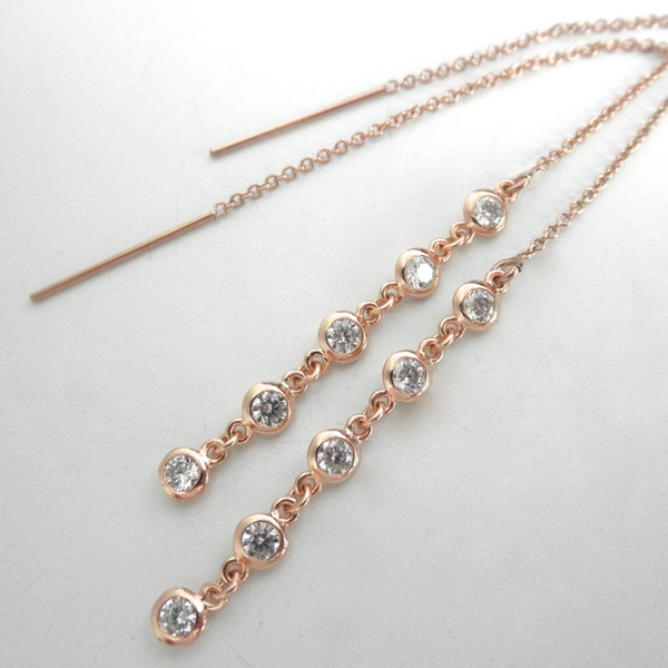 Thread Earrings - Etsy