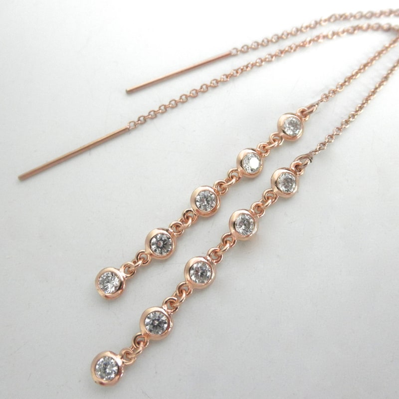 Ear Thread Earrings - Etsy