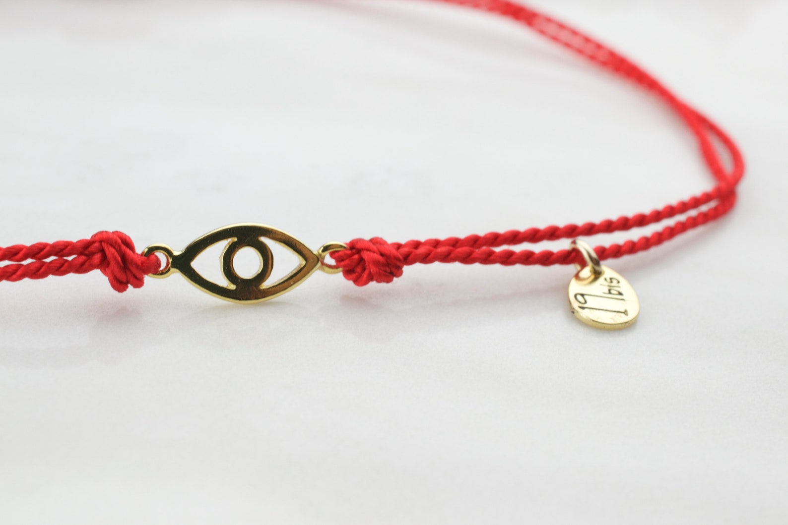 Evil Eye Bracelet Adjustable Eye Bracelet Tiny Evil Eye - Etsy