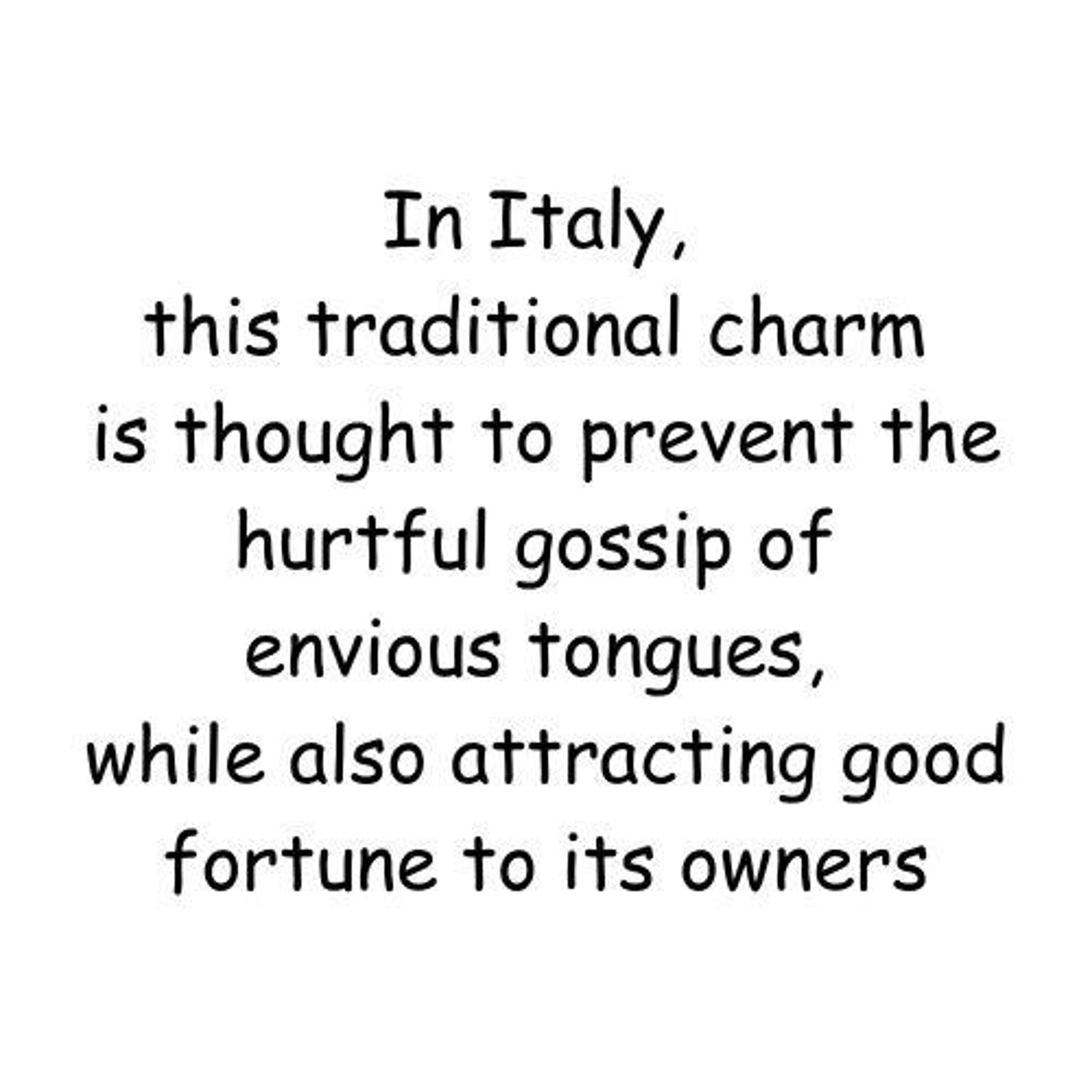 Red Italian Horn Ring: Sterling Silver Cornicello Charm - Etsy