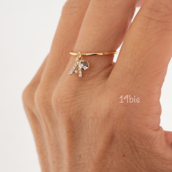 Dangle Charm Ring - Etsy