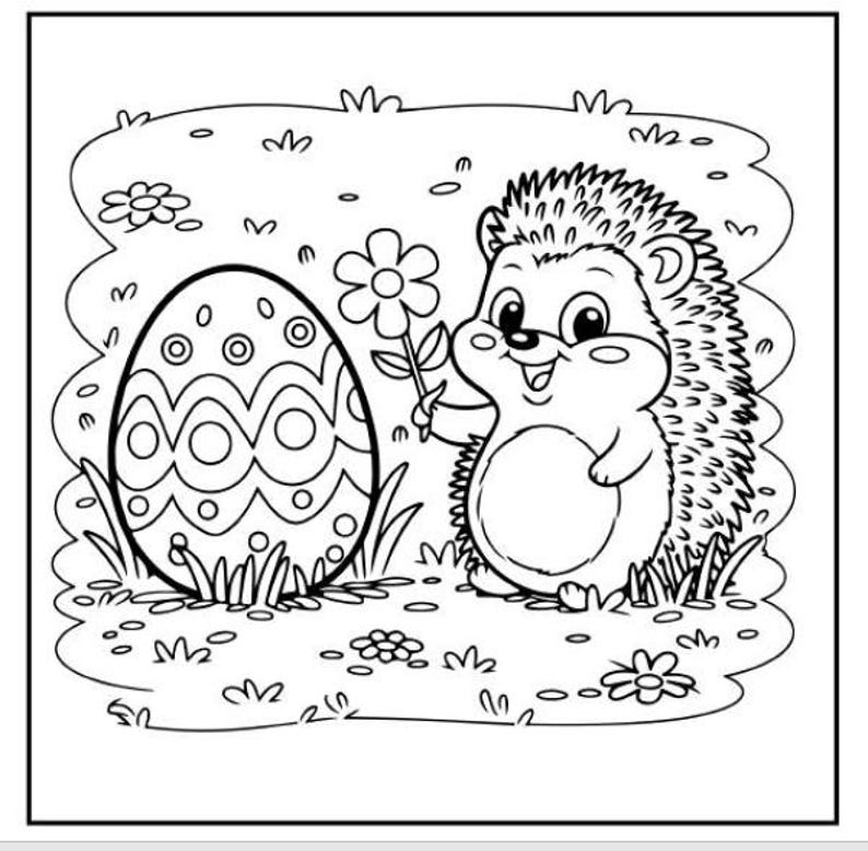 190+ Cute Easter Animals Coloring Pages | Kids Easter Coloring Book ...