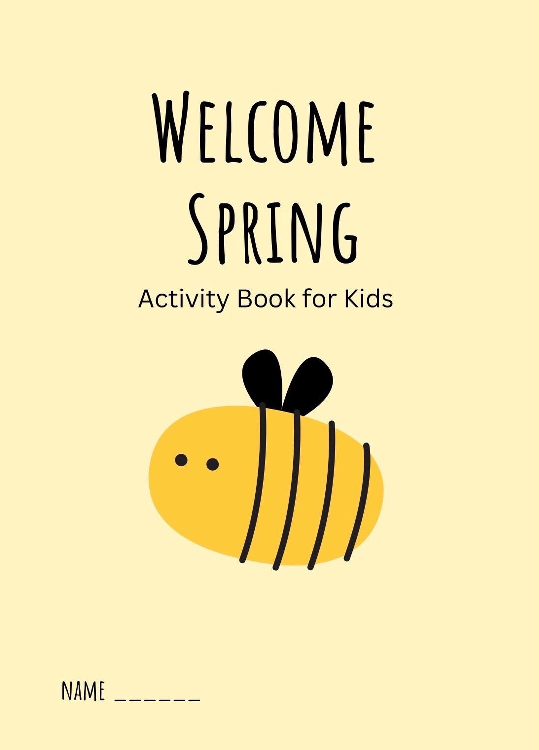 Spring Activity Book for Kids | Coloring, Tracing, Learning Worksheets ...