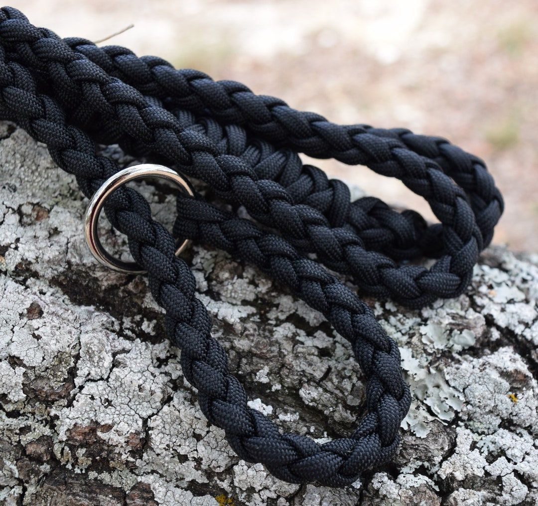 Dog Slip Lead British Style - 3/8" Diameter - Round Braided - Paracord ...