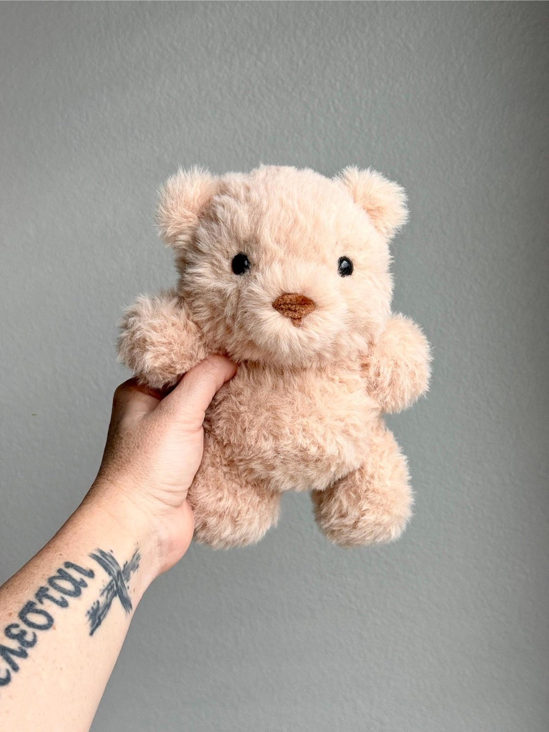 Fluffy Bear Cub Plush - Etsy