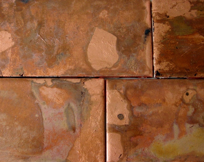 Elegant Pure Copper Tiles in Various Sizes and Patina Finishes, Copper ...