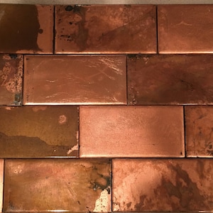 Copper Ceramic Tiles - Etsy