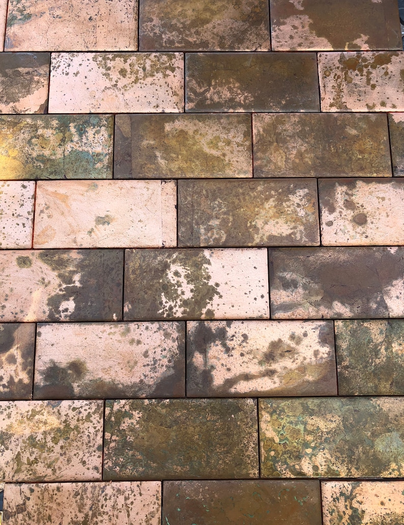 Copper Ceramic Tiles - Etsy
