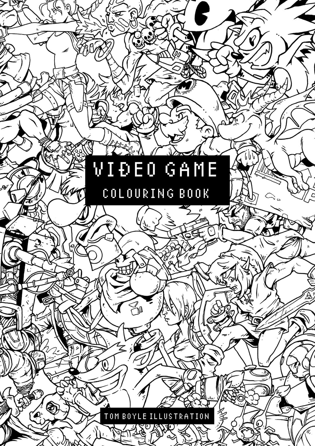 Video Game Colouring Book by Tom Boyle Illustration - Etsy