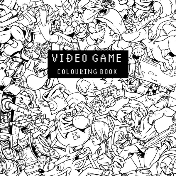 Video Game Coloring Books - Etsy