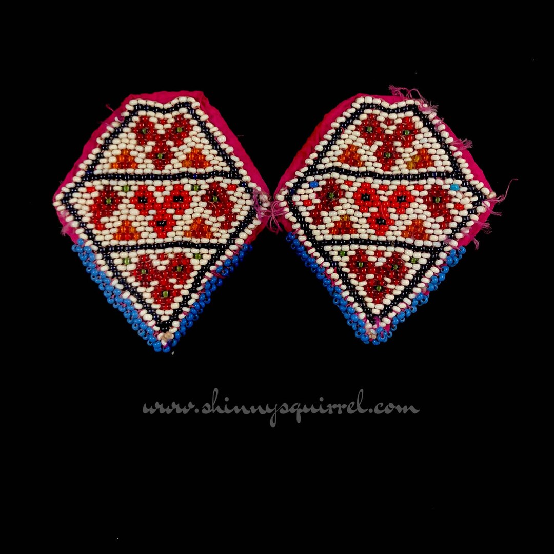 3 3.25 Beaded Kuchi Medallions-match Set Tribal Belly - Etsy