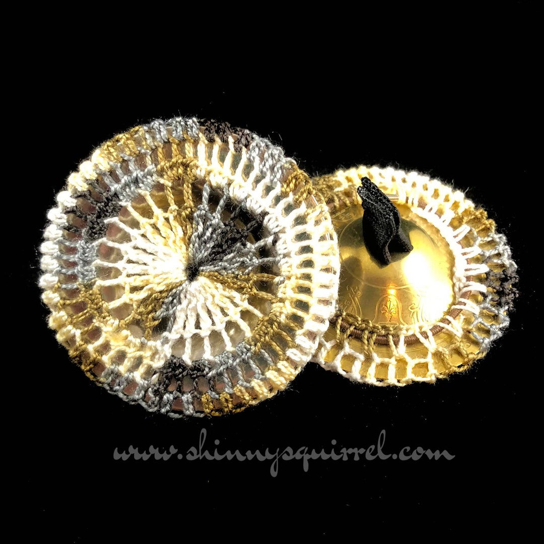 LARGE SIZE Black, White, Cream and Brown Belly Dance Zill Covers, Zill ...