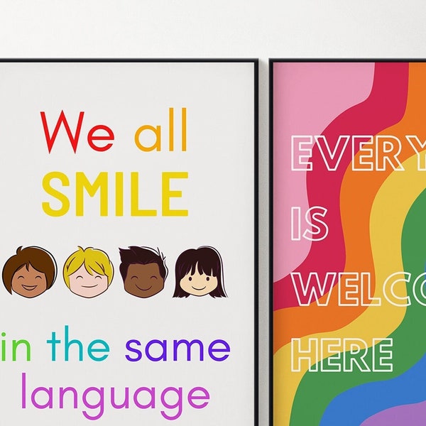 This is A Safe Space to Be Who You Are / Teacher's Printable Sign ...