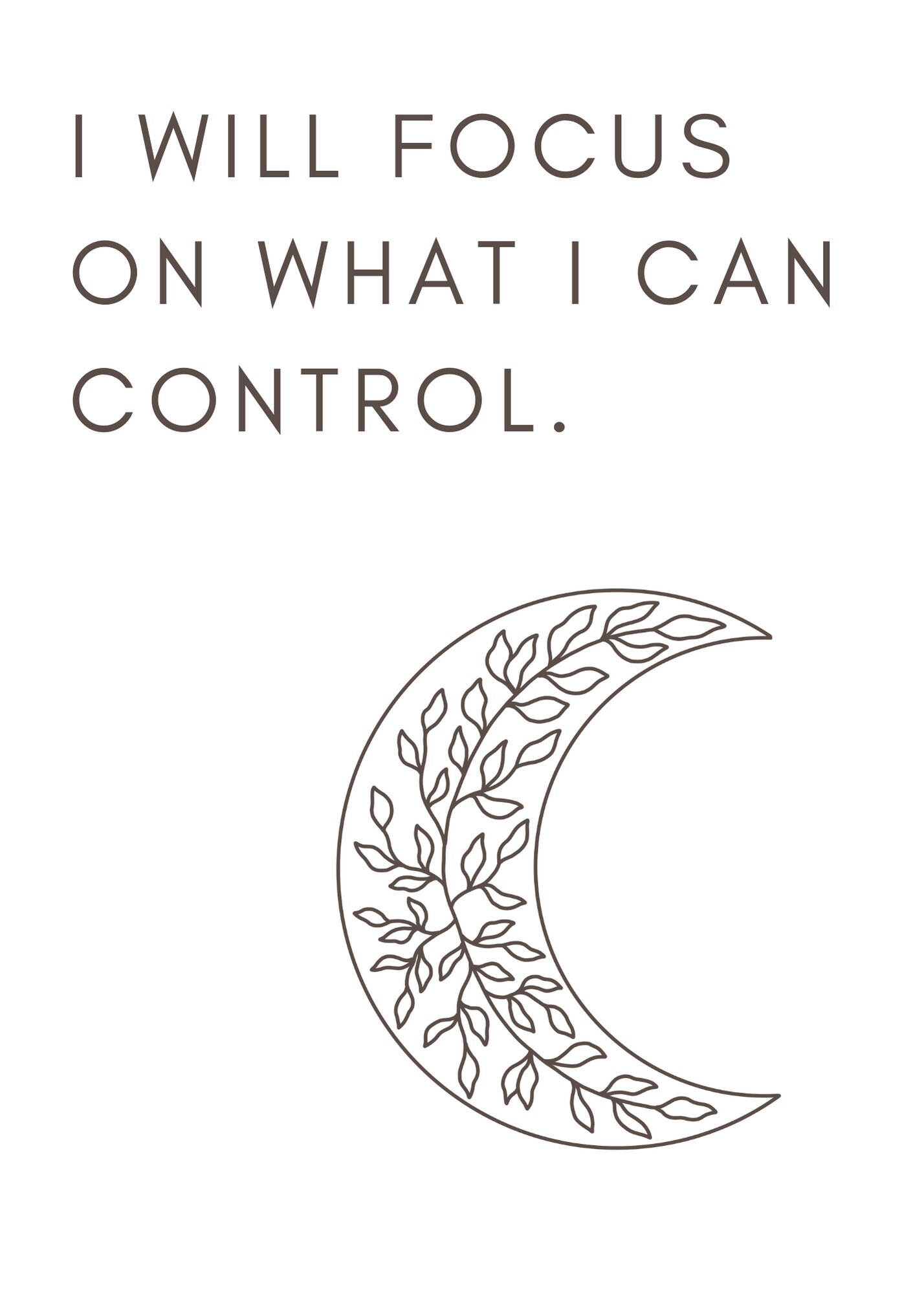 Daily Positive Affirmations / Black and White Prints / DIGITAL DOWNLOAD ...