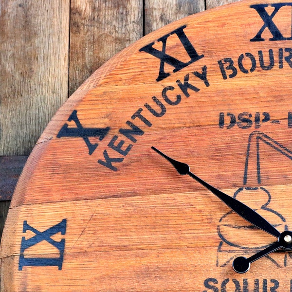 Whisky Barrel Clock - Etsy