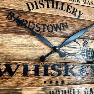 Whiskey Barrel Clock - Bourbon Barrel Wall Hanging Clocks - Kentucky ...