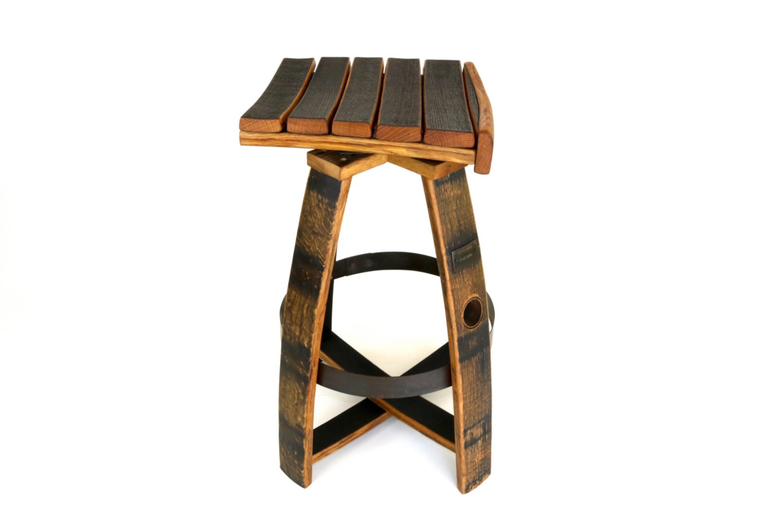 Whiskey Barrel Bar Stools With Swivel - Etsy