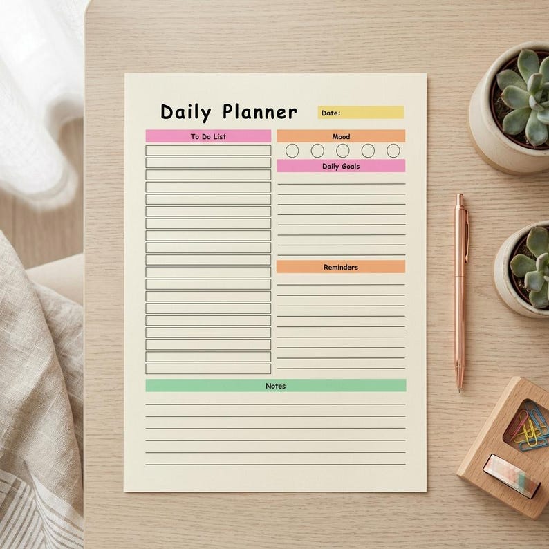 ADHD School Planner for Students | Digital Student Planner | ADHD ...
