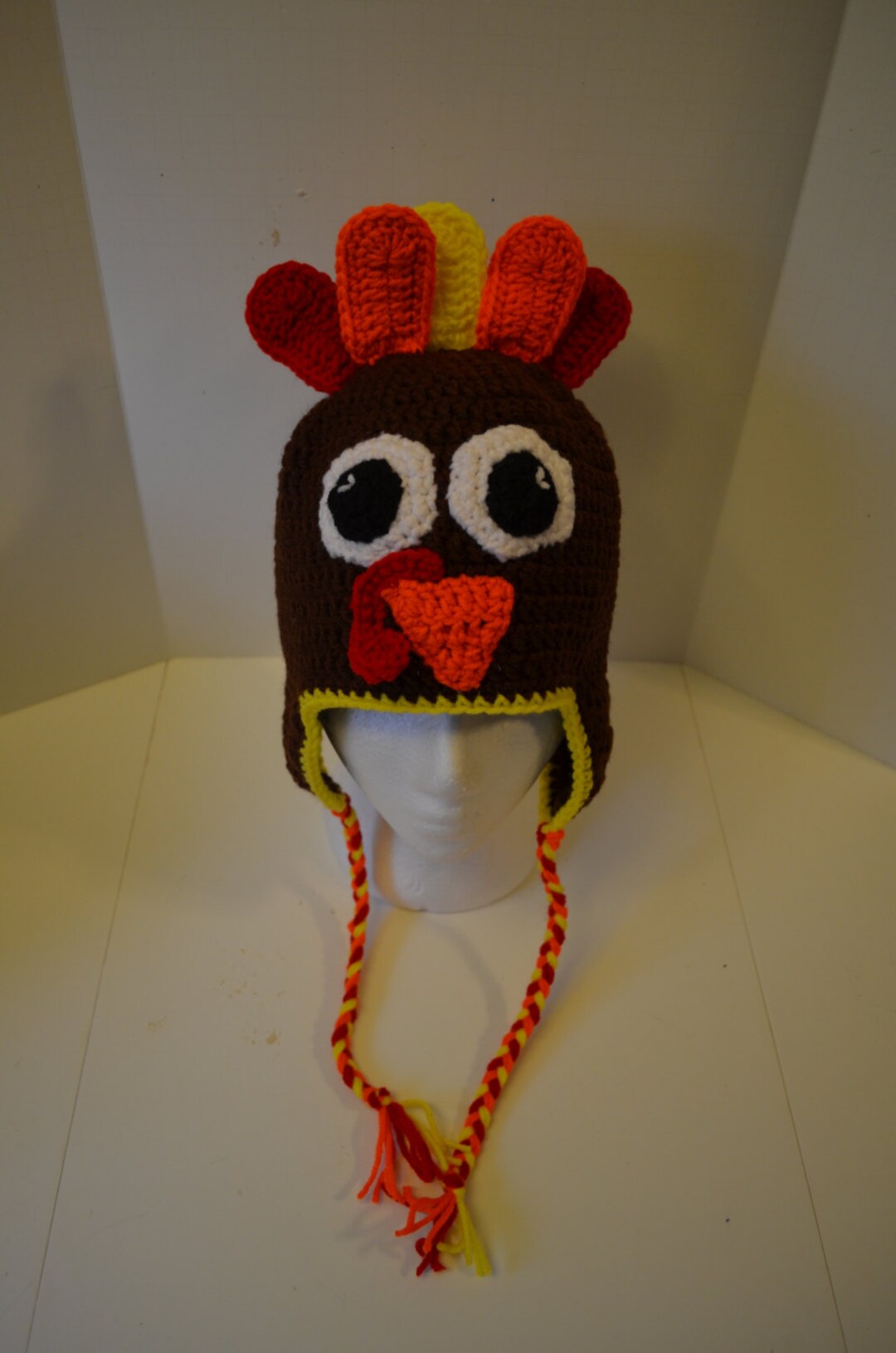 Adult Turkey Hat With Ear Flaps - Etsy