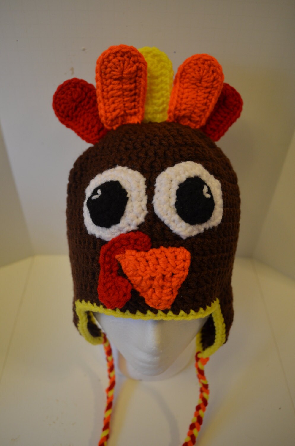 Adult Turkey Hat With Ear Flaps | Etsy