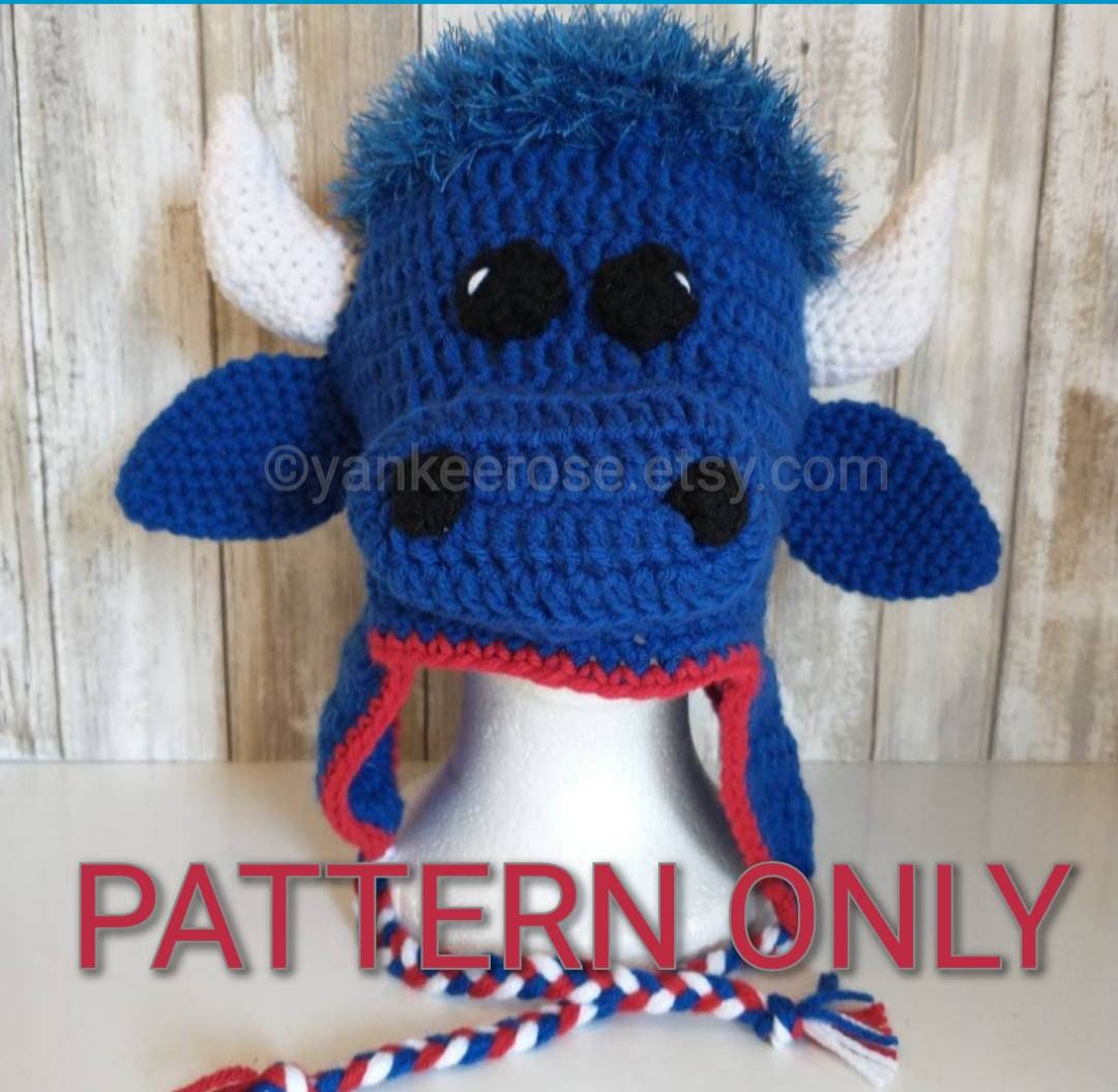 Buffalo Crochet Hat Pattern in Sizes Toddler to XL Adult - Etsy