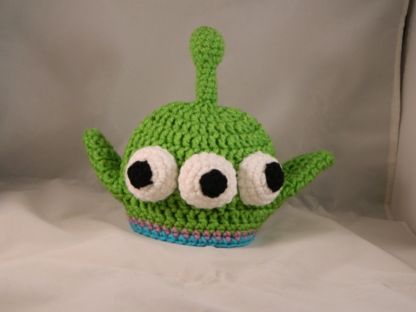 Toy Story Three Eyed Alien Toy Hat Newborn to 12mos Size | Etsy
